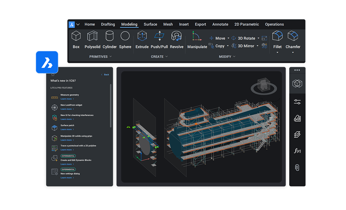 Download BricsCAD | Free Trial & Editions | Modelcam